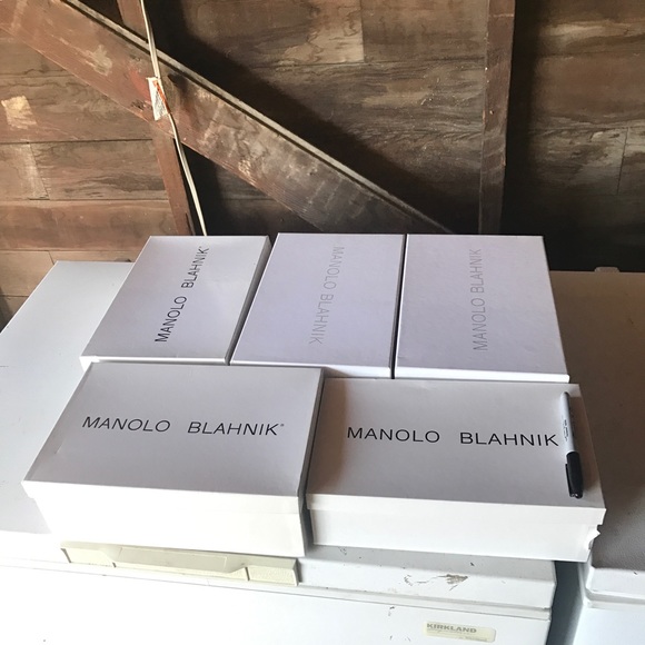 Manolo Blahnik | Accessories | Manolo Blahnik Shoe Box X4 | Poshmark